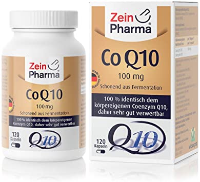 Zein Pharma Coenzyme Q10, 100mg - 120 caps – SuperfoodUK