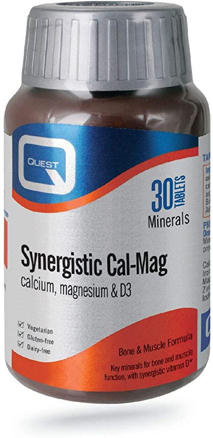 Quest Synergistic Cal-Mag 30 Tablets – SuperfoodUK