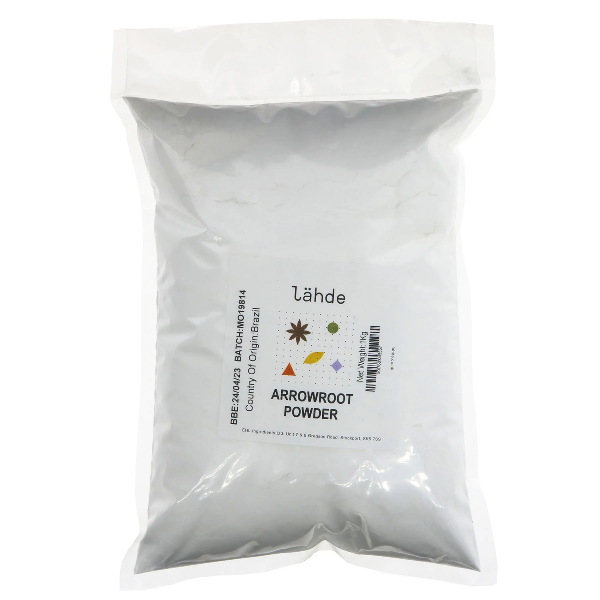 Lahde Arrowroot Powder 1Kg – SuperfoodUK