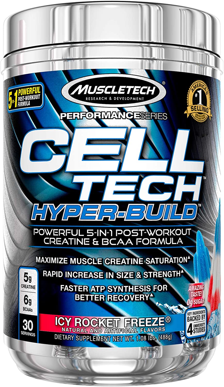 MuscleTech Cell-Tech Hyper-Build, Icy Rocket Freeze - 488g – SuperfoodUK