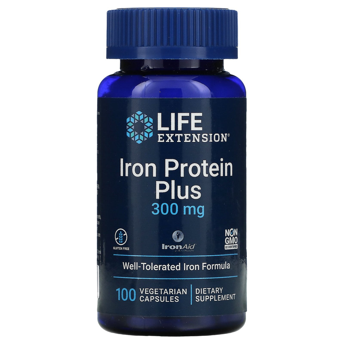 Life Extension Iron Protein Plus, 300mg - 100 caps – SuperfoodUK