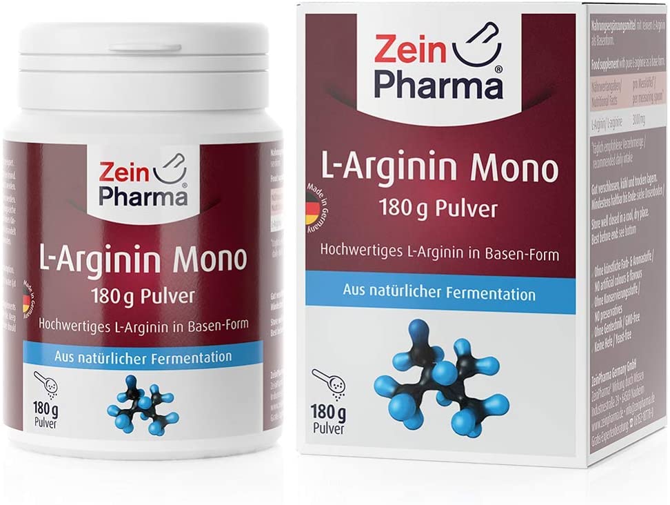 Zein Pharma L-Arginine Mono Powder - 180g – SuperfoodUK