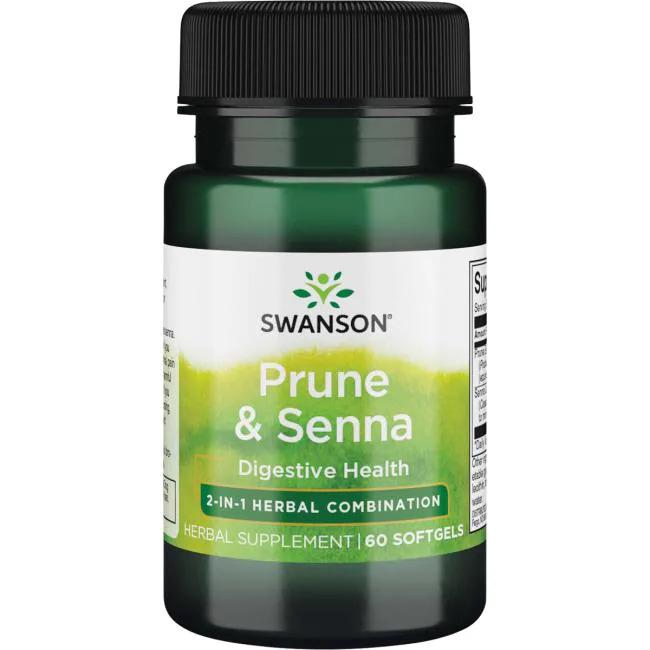 Swanson Prune & Senna - 60 softgels – SuperfoodUK
