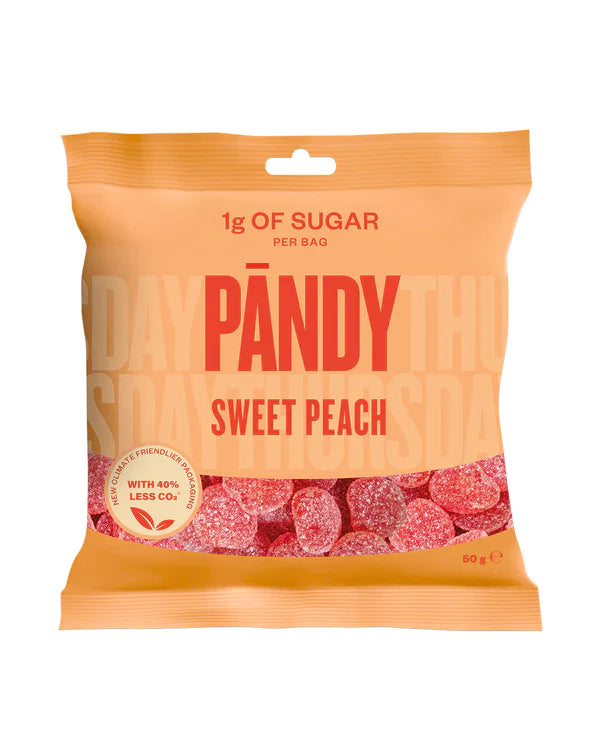 Pandy Candy Sweet Peach - HFSS Compliant Jelly Sweets 50g (Pack of 14 ...