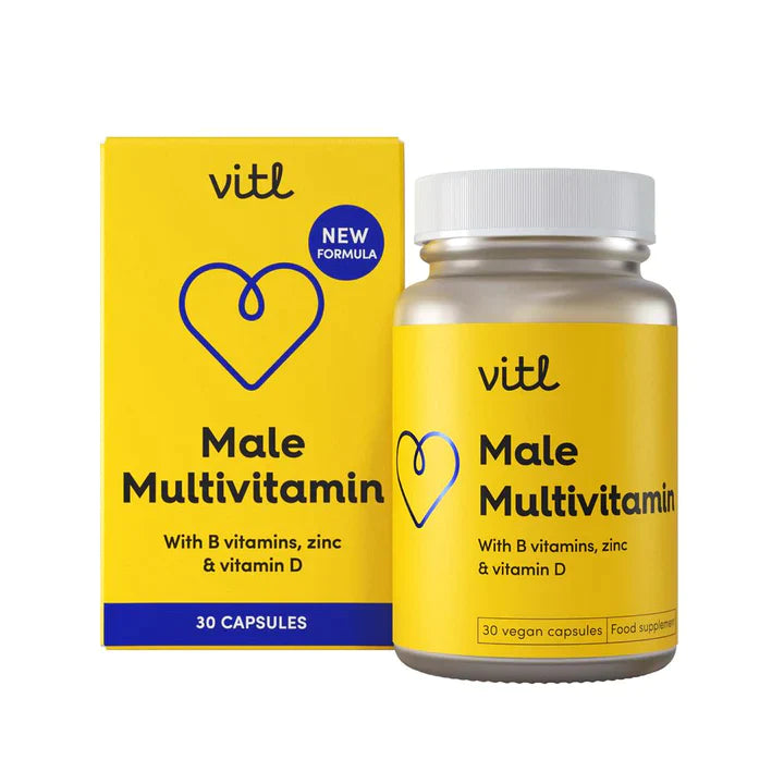 Vitl Male Multivitamin 30Caps – SuperfoodUK